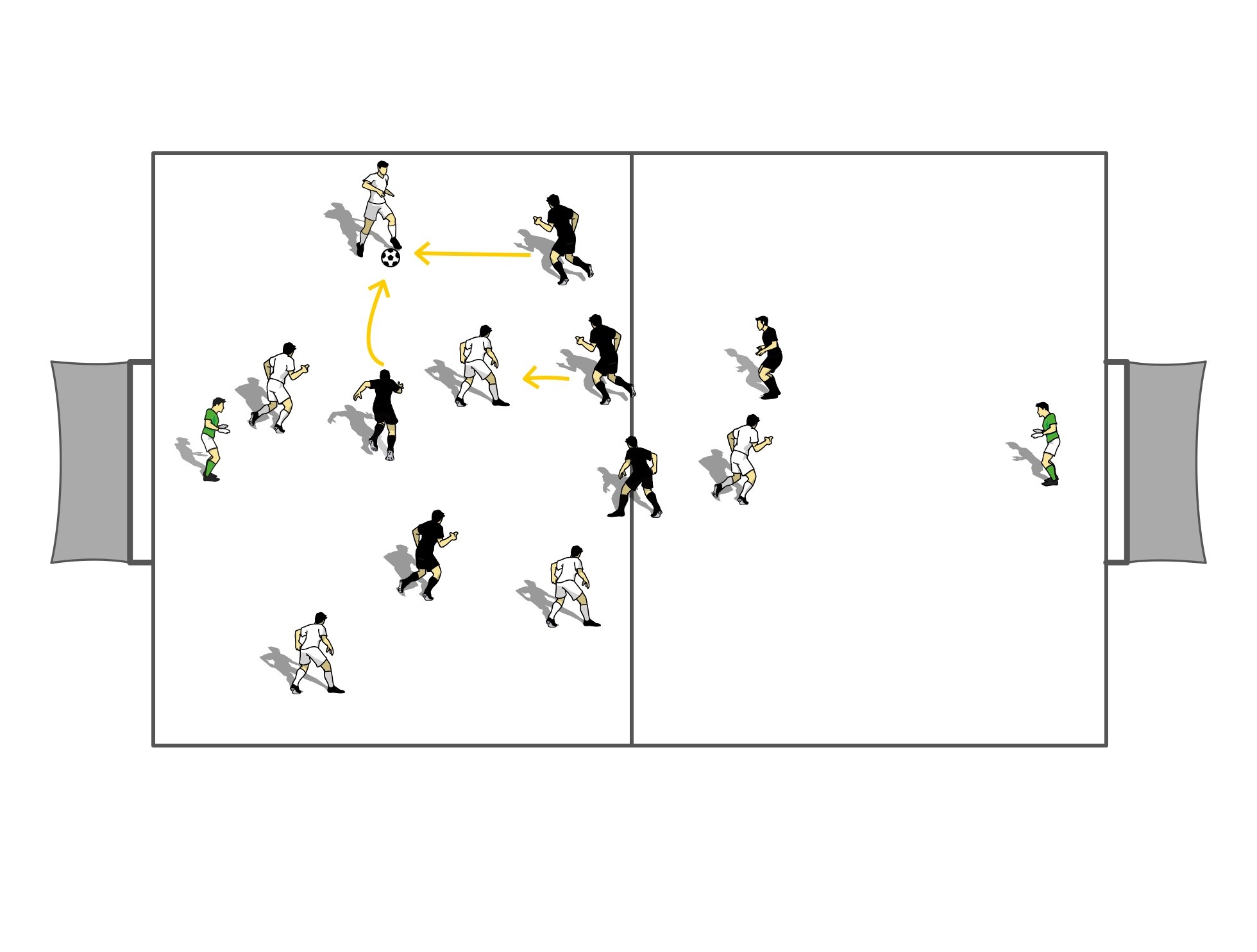 Small-Sided Games Football Coaching Exercises | DSP Soccer Ray Power